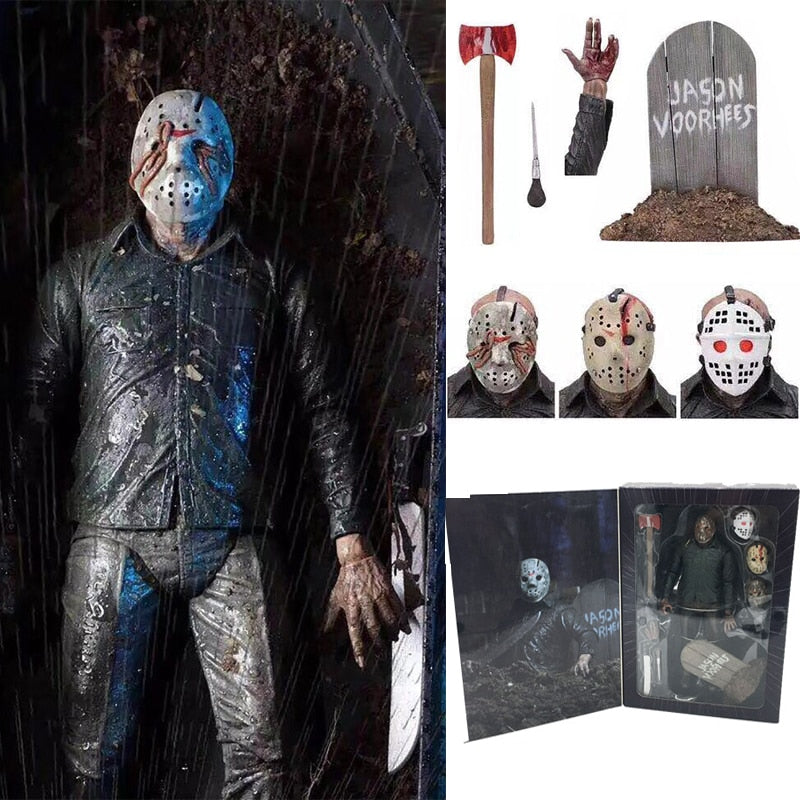 Friday The 13th Jason Voorhees NECA Original Action Figure Collection ...